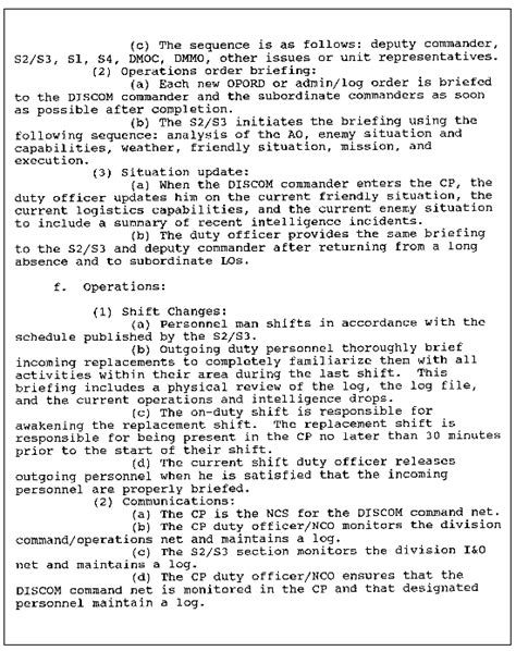 FM Division Support Command Light Infantry Airborne And Air Assault Divisions Appendix E
