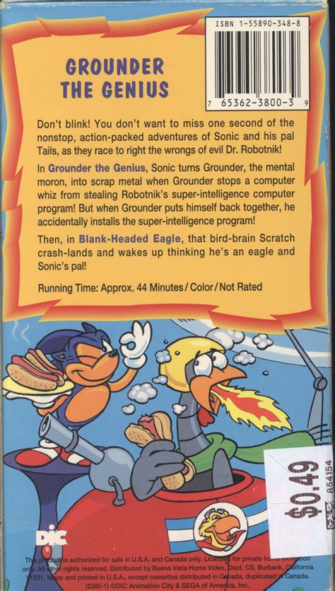 Adventures Of Sonic The Hedgehog Grounder The Genius 1994 Dic Tape Free Download Borrow And
