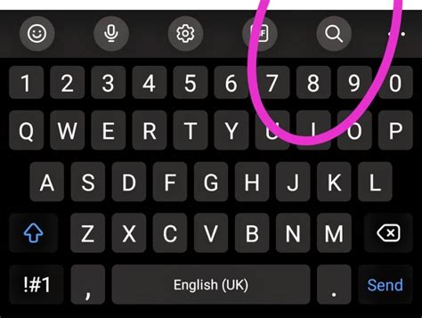 Search Button Gone From Keyboard Toolbar Samsung Community