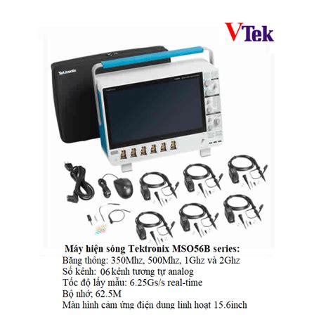 Máy Hiện Sóng Oscilloscope Tektronix Mso56b 5 Bw 1000 1ghz 6 Kênh
