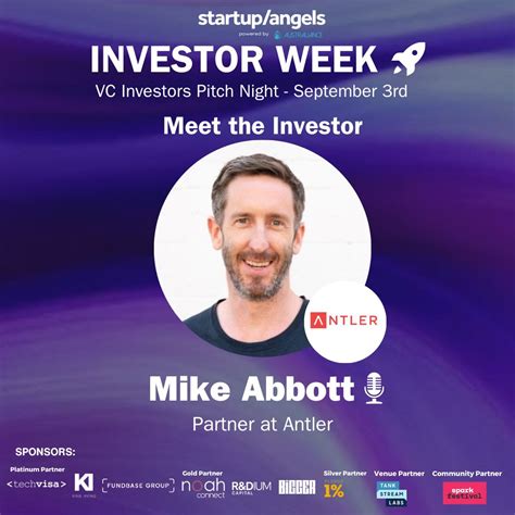 Startupandangels On Linkedin [investor Week Vc Pitch Night 3rd Of September] Hear From Vc