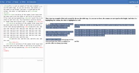 Javascript The Columns Highlighting For Copypaste Stack Overflow