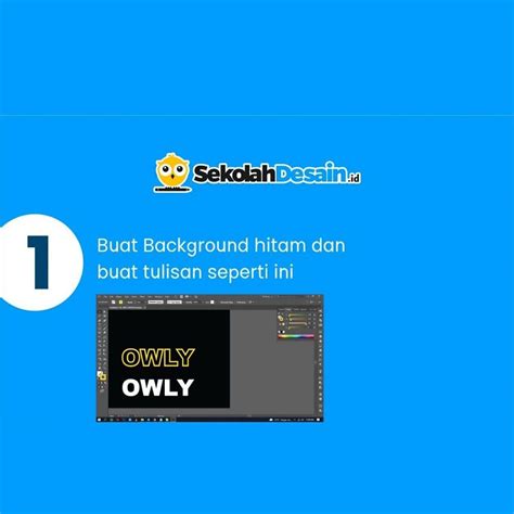 Tutorial Adobe Illustrator Membuat Glowing Text