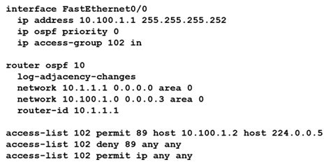 Refer To The Exhibit An Ospf Neighbor Relationship Must Be Configured Using These Guidelines