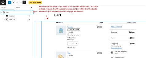 Cart Woocommerce Bricks Academy