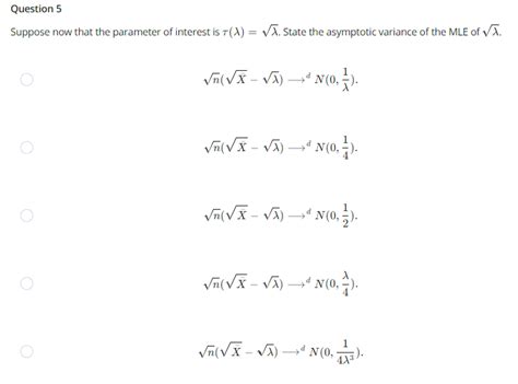 Solved Consider n i i d observations from a Poisson λ Chegg com