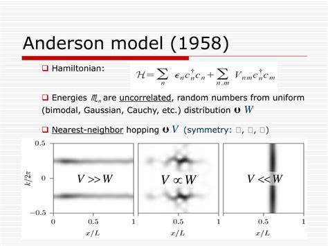 Ppt Power Law Banded Random Matrices A Testing Ground For The Anderson Transition Powerpoint