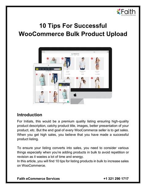 10 Tips For Successful Woocommerce Bulk Product Upload Ruth Robin Page 1 5 Flip Pdf