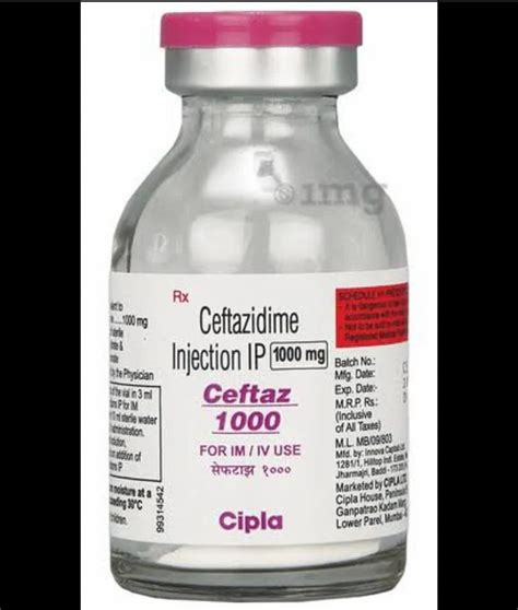 Ceftazidime Injection 1000 Mg At ₹ 80 Vial In Aurangabad Id 2853117681688