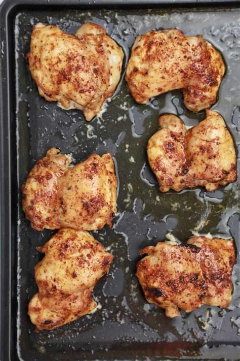 Oven Baked Boneless Chicken Thighs Recipe Recipe Vibes