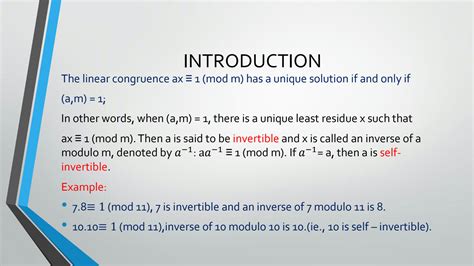Solution Algebra And Numbers Theory Modular Inverses 2x2 Linear Sytem