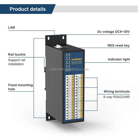 Ports Serial To Ethernet Edge Computing Serial Port Server Modbus Rtu To Modbus Tcp Converter
