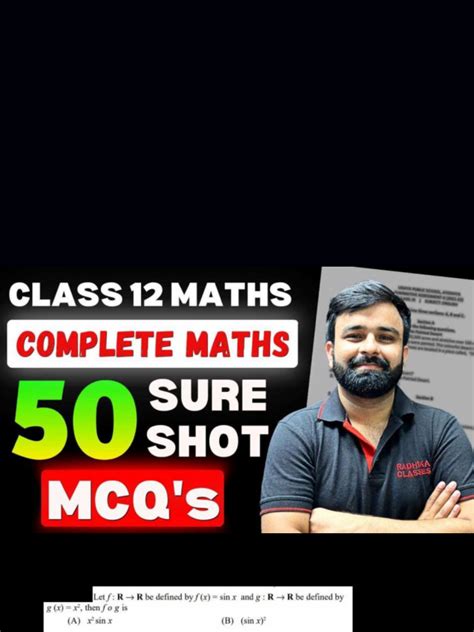 Maths Mcqs Pdf