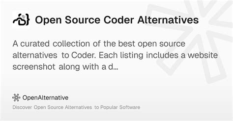 best open source coder alternatives 2025