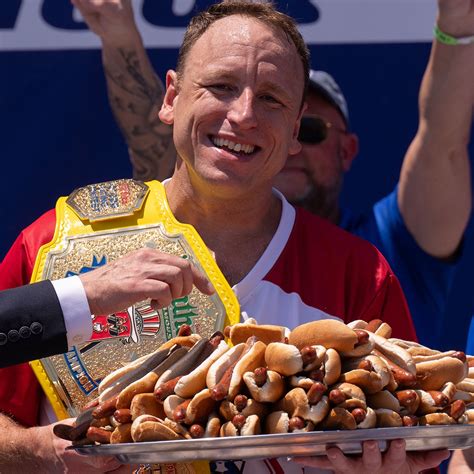 Joey Chestnut Wins 17th Nathans Hot Dog Eating Contest