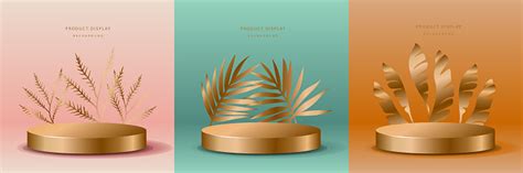 현실적인 실린더 받침대 연단이 있는 3d 럭셔리 배경 세트 레트로 화제 모형 제품 디스플레이 화장품을 보여주기 위해 서십시오 최소한의 벽 장면 무대 쇼케이스 3차원 형태에