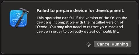 Xcode Show Failed To Prepare Device For Development” Error Handling