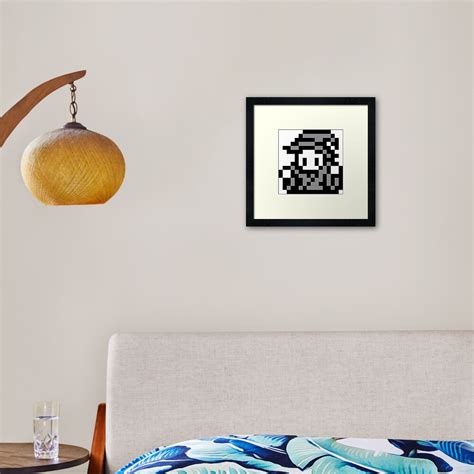 8 Bit Wizard Framed Art Print For Sale By Obinsun Redbubble