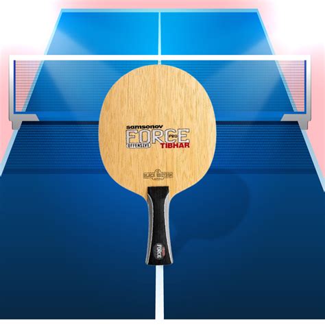 Buy Tibhar Force Pro Black Edition Concave Table Tennis Ply Online Scs Sports