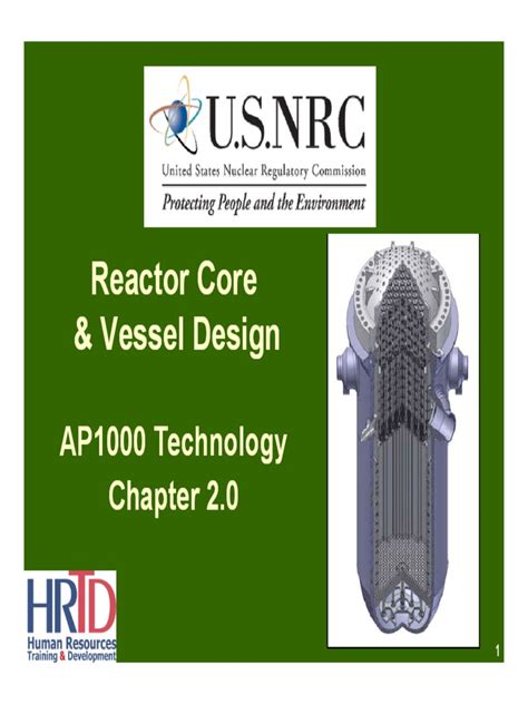 Nrc Training Ppt On Ap1000 Core And Reactor Pdf