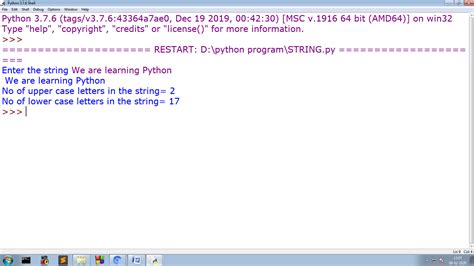 Write A Python Program To Check Upper And Lower Case Letters In A String