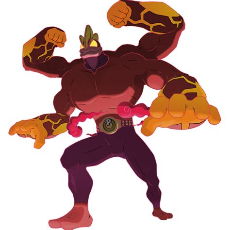 Gigantamax Machamp Custom Shiny By Noodnood966 On Deviantart