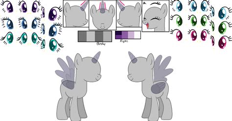 Buttercup Mlp Reference Sheet Base Edit By Loopydalamb On