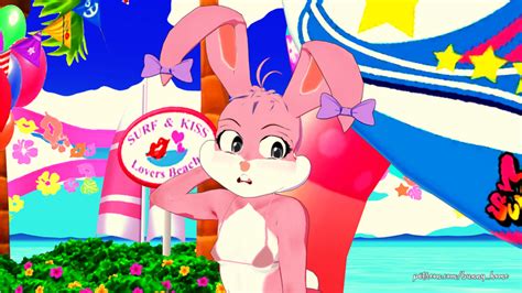 Rule 34 Babs Bunny Beach Bikini Breast Bunny Bunny Ears Cute Furry