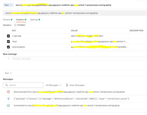 Aws Appsync Subscription Fails To Connect · Issue 195 · Aws Aws Appsync Community · Github