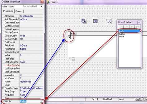 Digital World Koneksi Database Acces Dengan Delphi 7 Melalui ADO