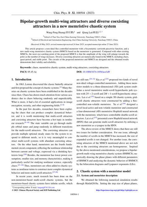 Bipolar Growth Multi Wing Attractors And Diverse Coexisting Attractors In A New Memristive