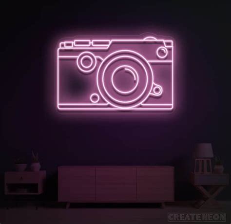 Camera Neon Sign Affordable Neon Signs At