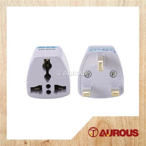 Universal Uk Pin Travel Plug Socket Adapter Adaptor Aurous Hardware Online Store