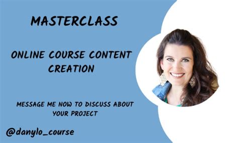Do Online Course Content Course Development Course Curriculum Lesson