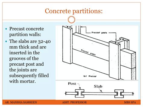 Lecture Types Of Partition Pptx Woodworking Arts And Crafts