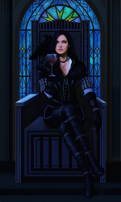 Yennefer Of Vengerberg The Witcher And 1 More Drawn By Alinenache