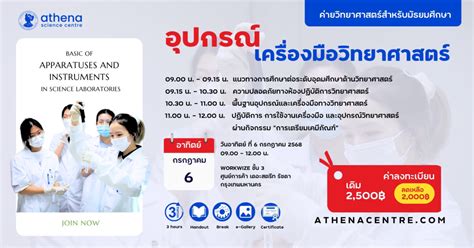 พื้นฐานการใช้งานอุปกรณ์และเครื่องมือทางวิทยาศาสตร์ Camphub