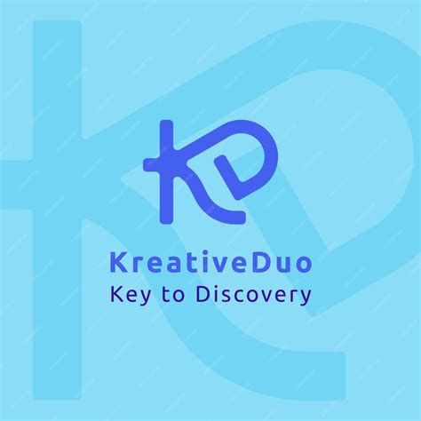 플랫 디자인 모노그램 로고 무료 벡터