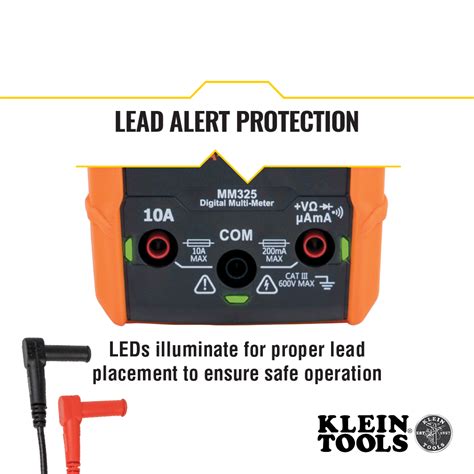 Digital Multimeter Manual Ranging 600v Mm325 Klein Tools