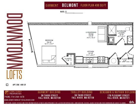 Garment Workers Building Downtown Lofts Fall River