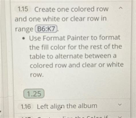 Solved 115 ﻿create One Colored Row And One White Or Clear
