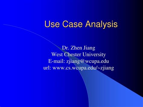 PPT Use Case Analysis PowerPoint Presentation Free Download ID 1182787
