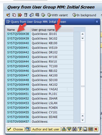 sap sqvi how to execute other user s quick viewer queries sqvi
