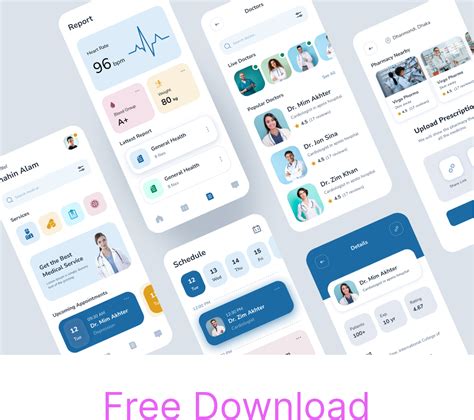 Medical App Design Community Figma