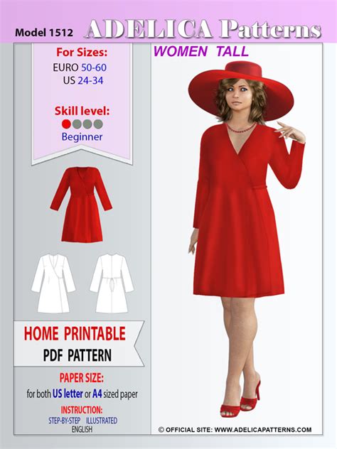 Plus Size Dress Sewing Pattern Pdf