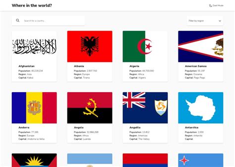 frontend mentor countries app using next js 14 coding challenge solution