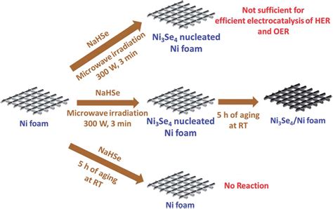 Scheme 2 Synthesis Of Ni 3 Se 4 On Ni Foam Utilizing Quick Microwave Download Scientific