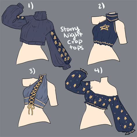 Starry Night Crop Top Designs Artofit