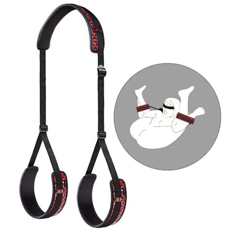 Erotic Sm Bondage Open Leg Sex Bindings Hooded Belt Bdsm Fetish Slave Cosplay Adult Sex Toys