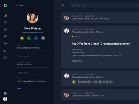 Crm Uiux By Andrew On Dribbble